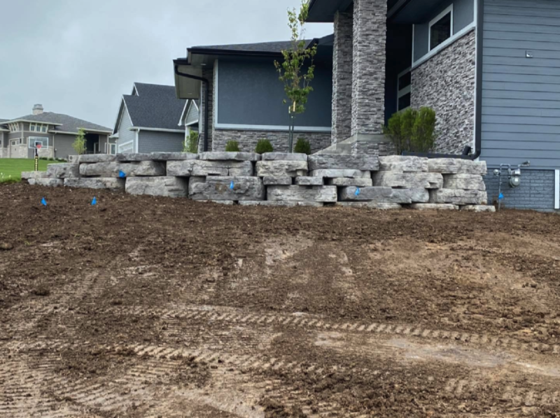 Retaining Walls - Iowa Landscape Group - Design, Lighting, Patios, Water